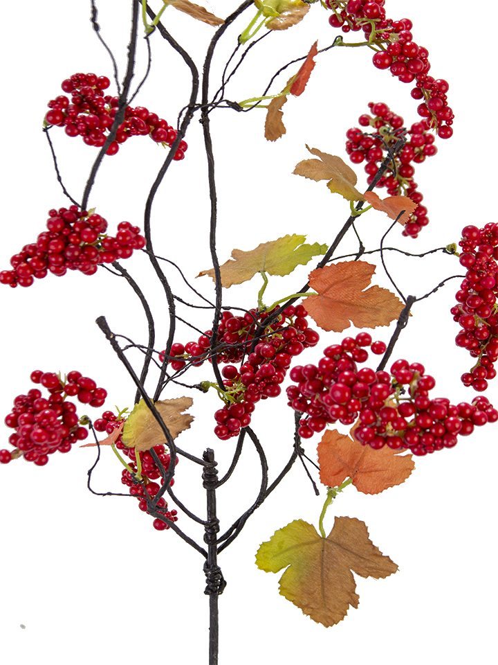 American Best. 42" BERRY SPRAY WITH LEAVES